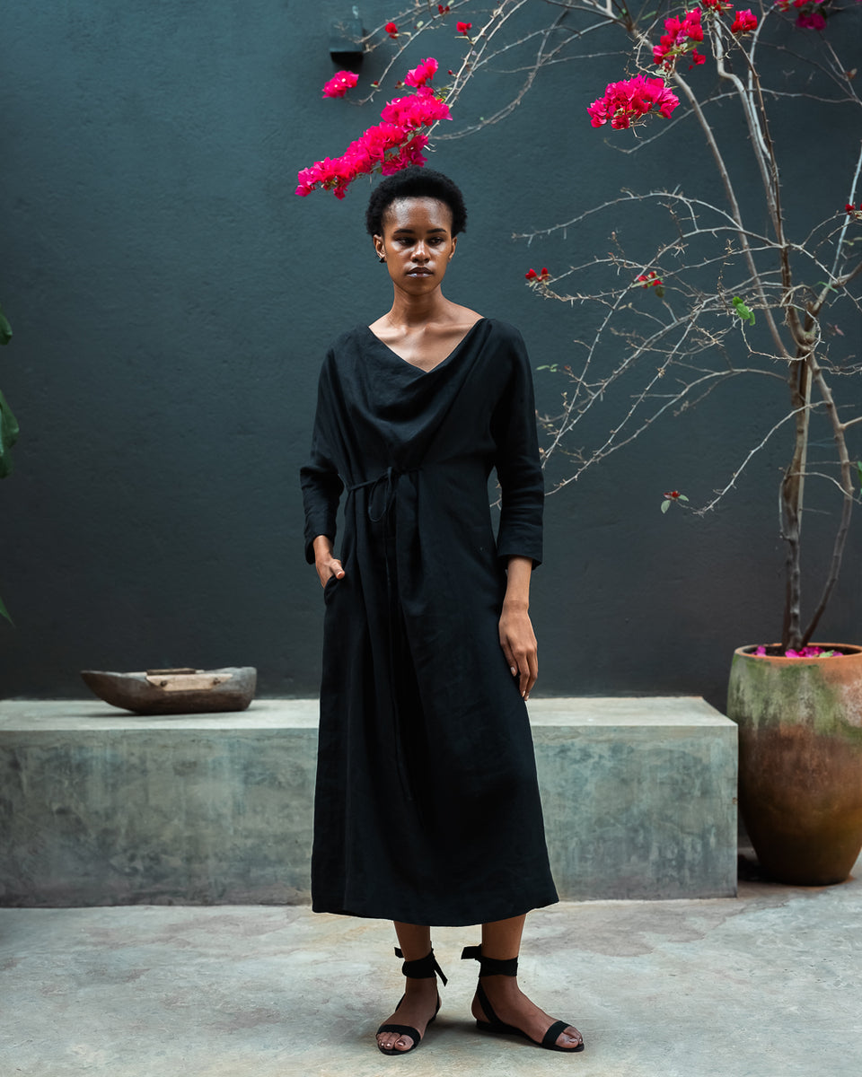 Atarra Linen Dress – MOYO